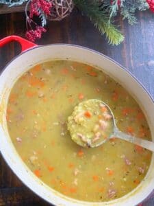 Ham Bone Split Pea Soup - Proud Italian Cook