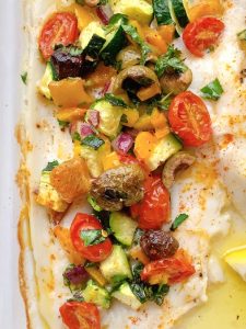 Baked White Fish With Vegetable Salsa - Proud Italian Cook